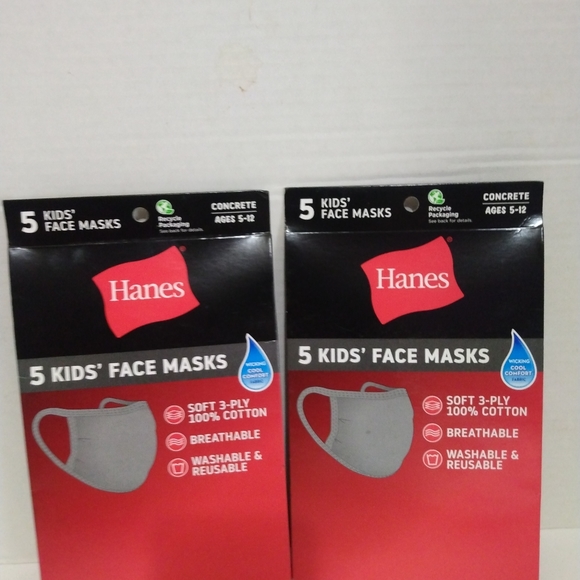Hanes | Other | Hanes Kids Face Masks Bundle | Poshmark